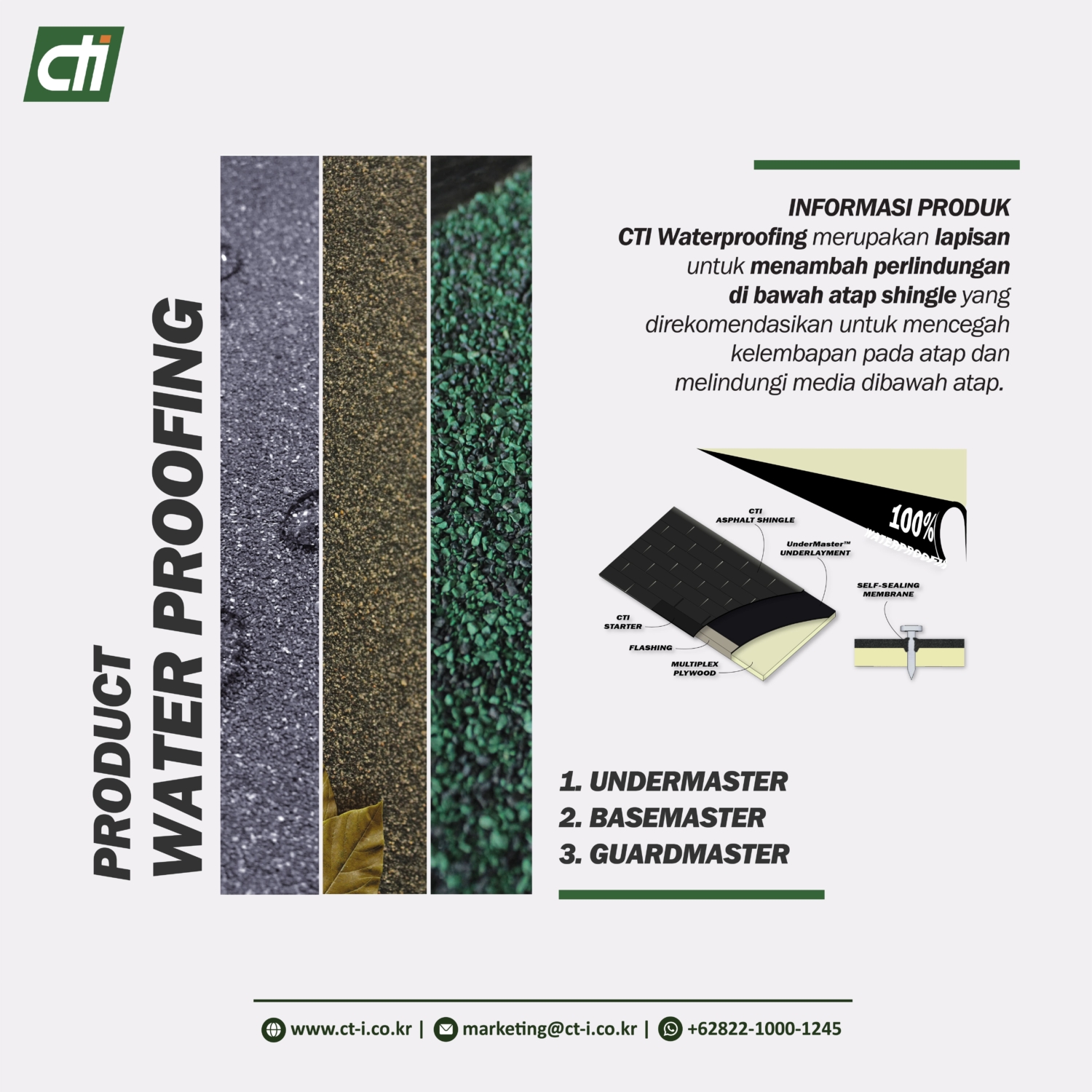 Product Waterproofing | Genteng Aspal Bitumen CTI
